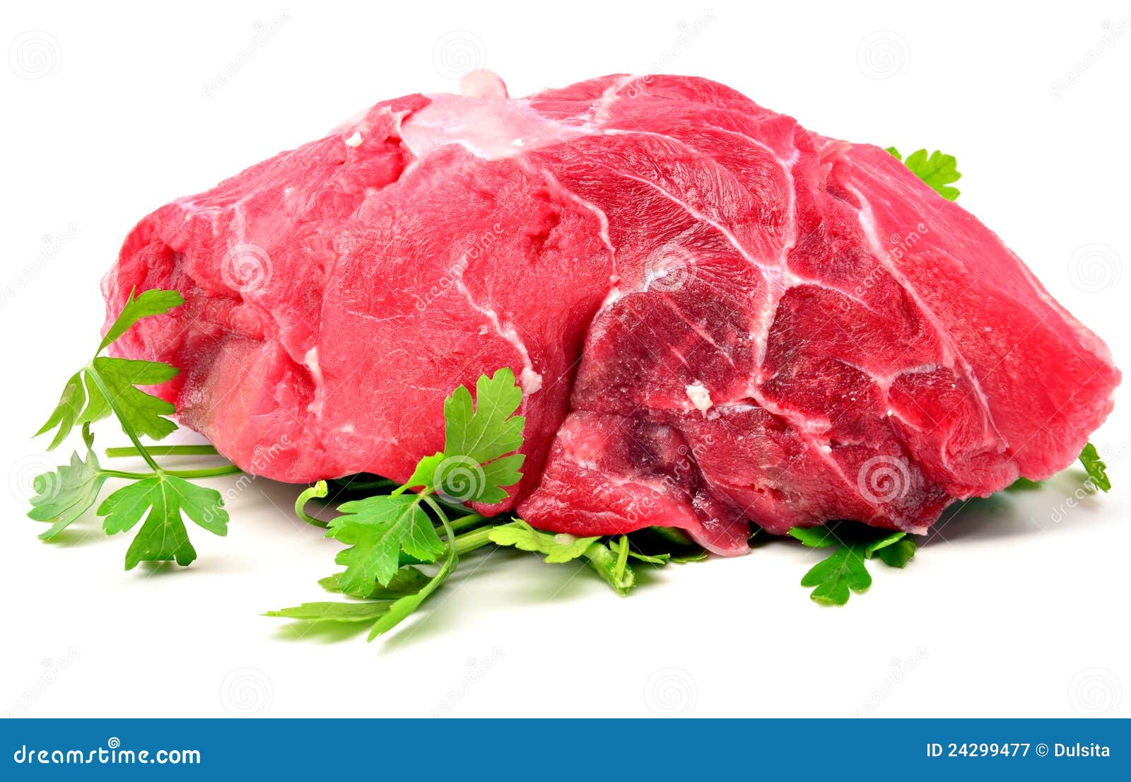 Kalfsvlees met peterselie stock afbeelding. Image of ingrediënten ...