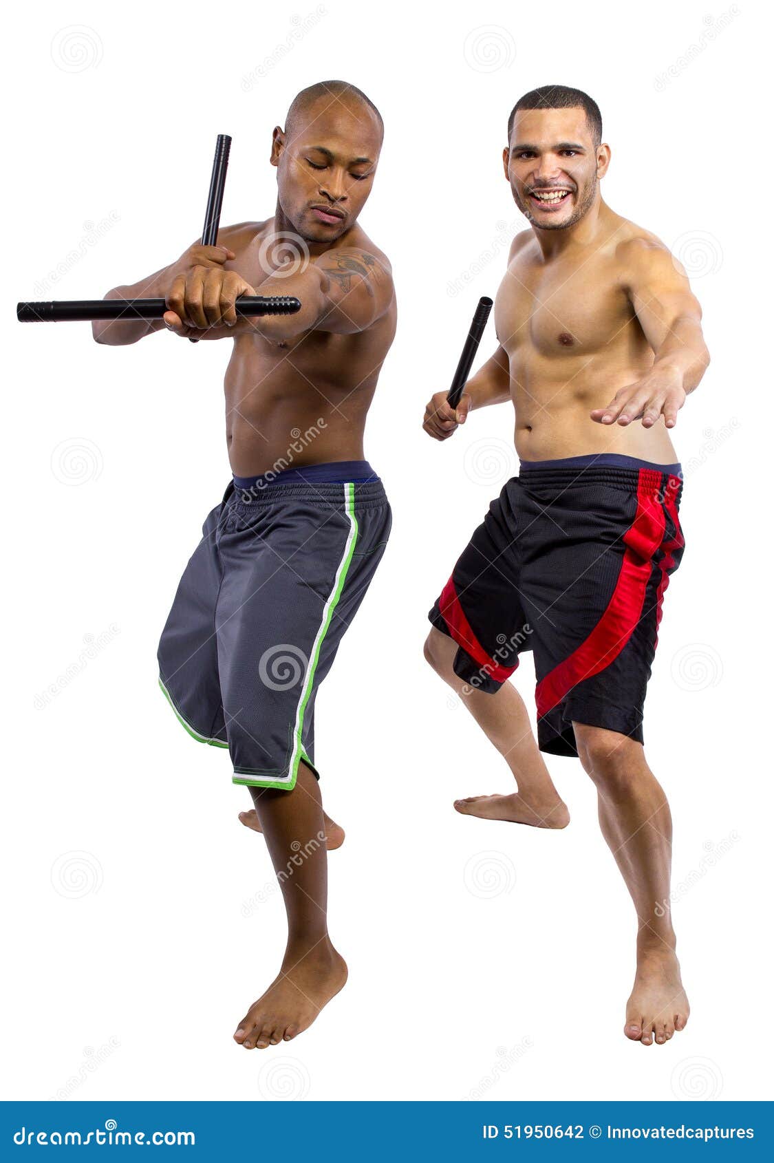 Kali Escrima Instructor and Student Stock Photo - Image of ...