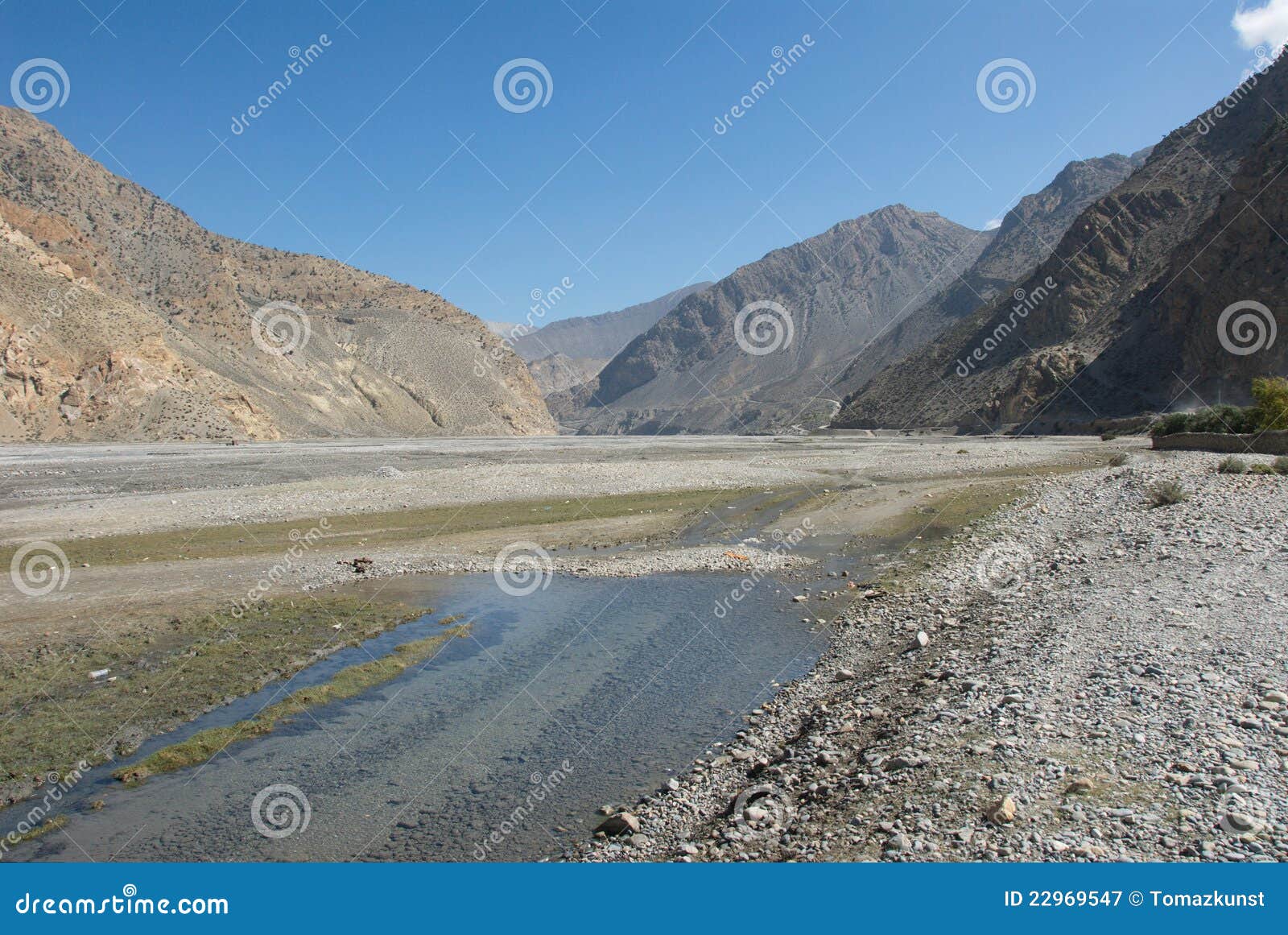 Kali Gandaki valley stock image. Image of massif, valley - 22969547