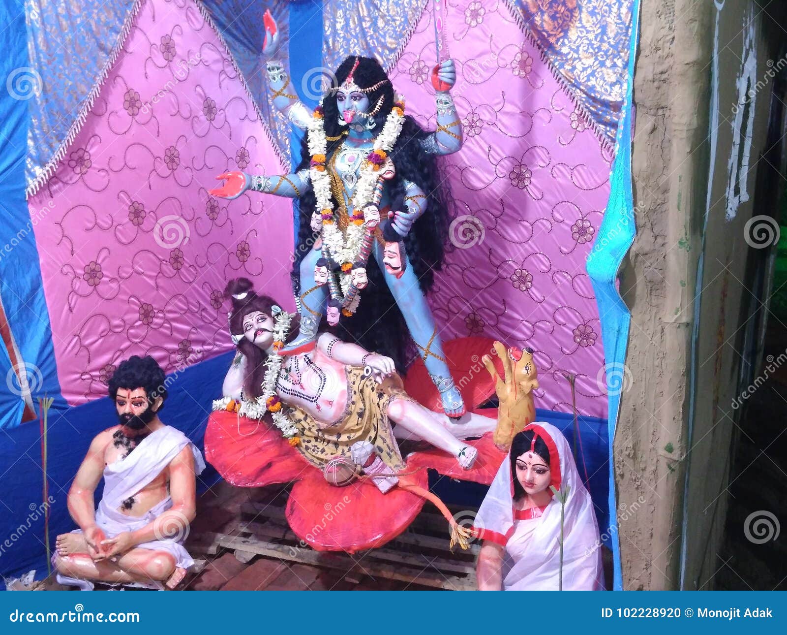 Kali ma stock photo. Image of puja, bengali, festivals - 102228920