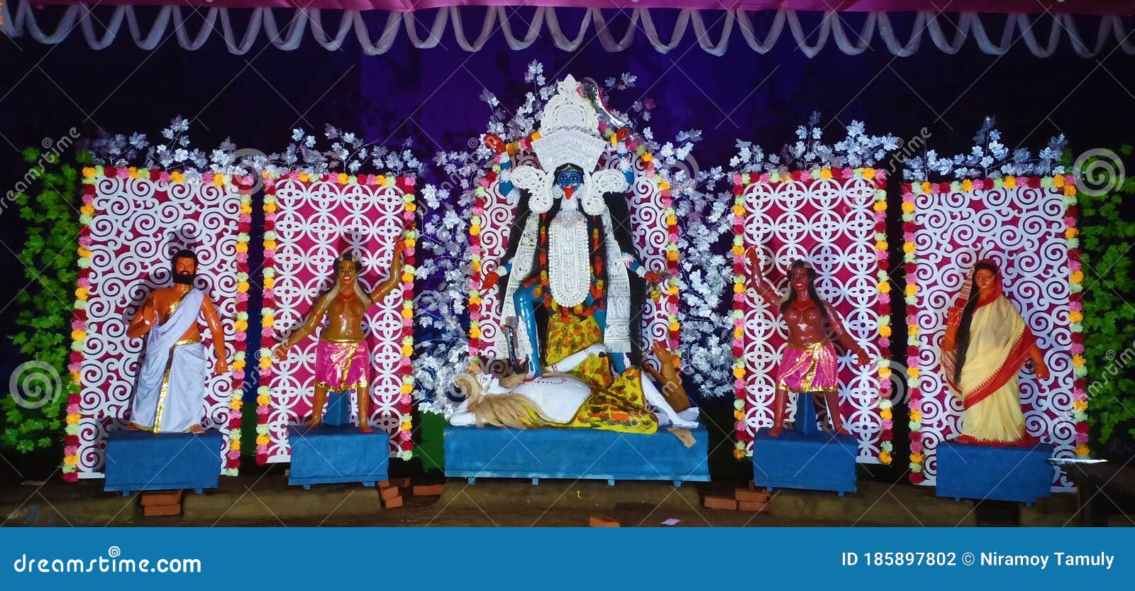 Kali Puja in Assam Kali Puja is Done Once a Year. Editorial Photography ...