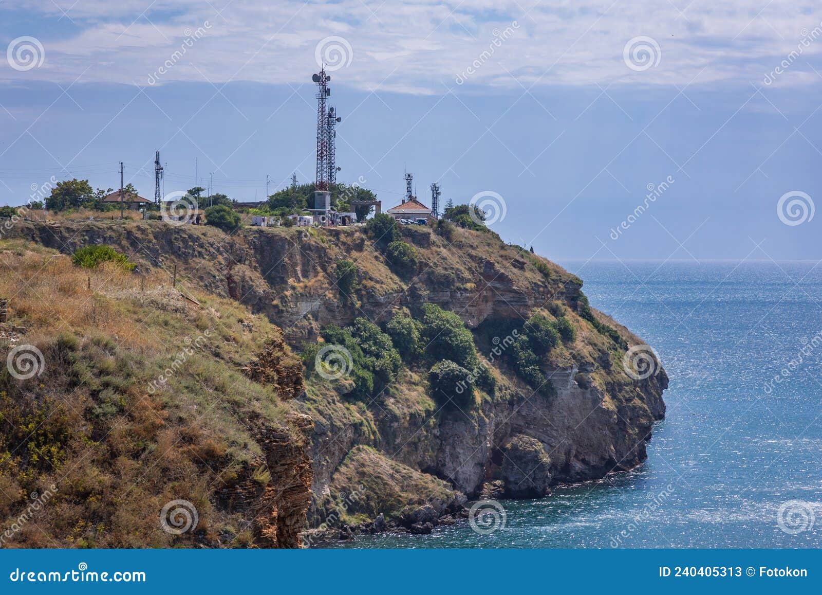 Kaliakra cape in Bulgaria stock image. Image of cape - 240405313