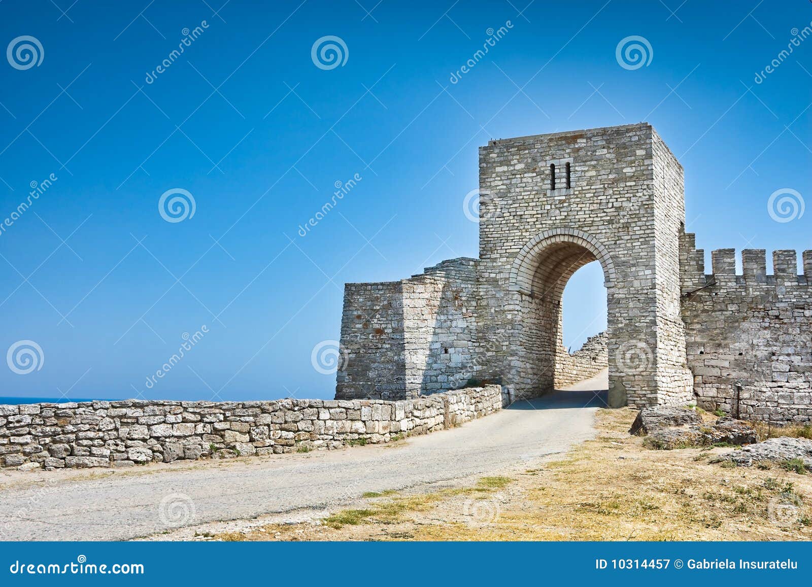 Kaliakra Fortress stock image. Image of landscape, kaliakra - 10314457