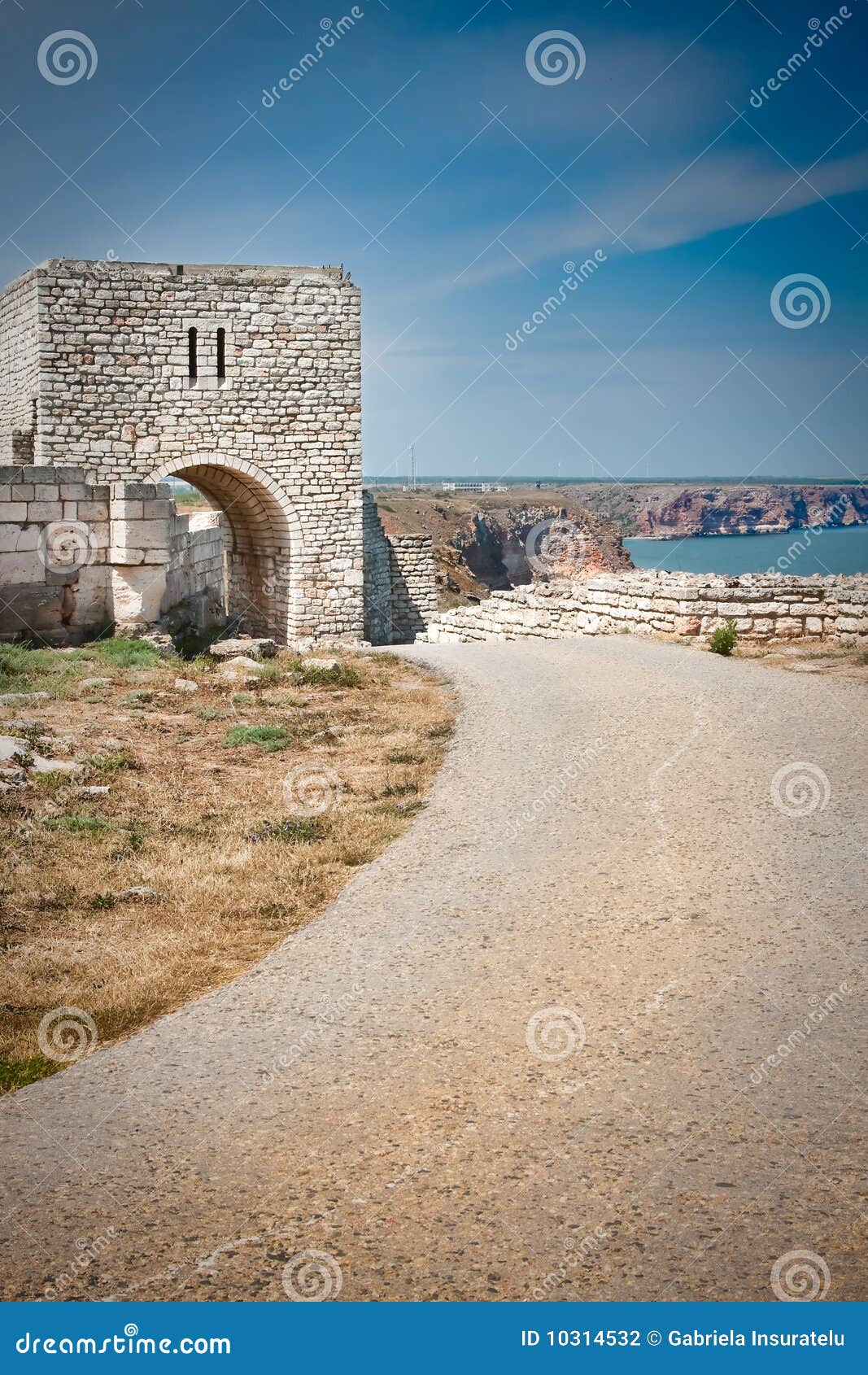 Kaliakra Fortress stock photo. Image of ruins, castle - 10314532