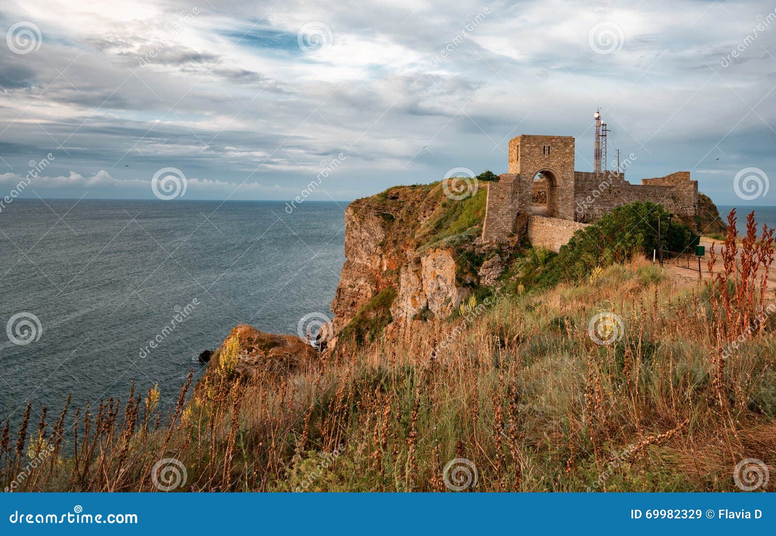 Kaliakra Fortress, Bulgaria. Stock Image - Image of bulgaria, entrance ...