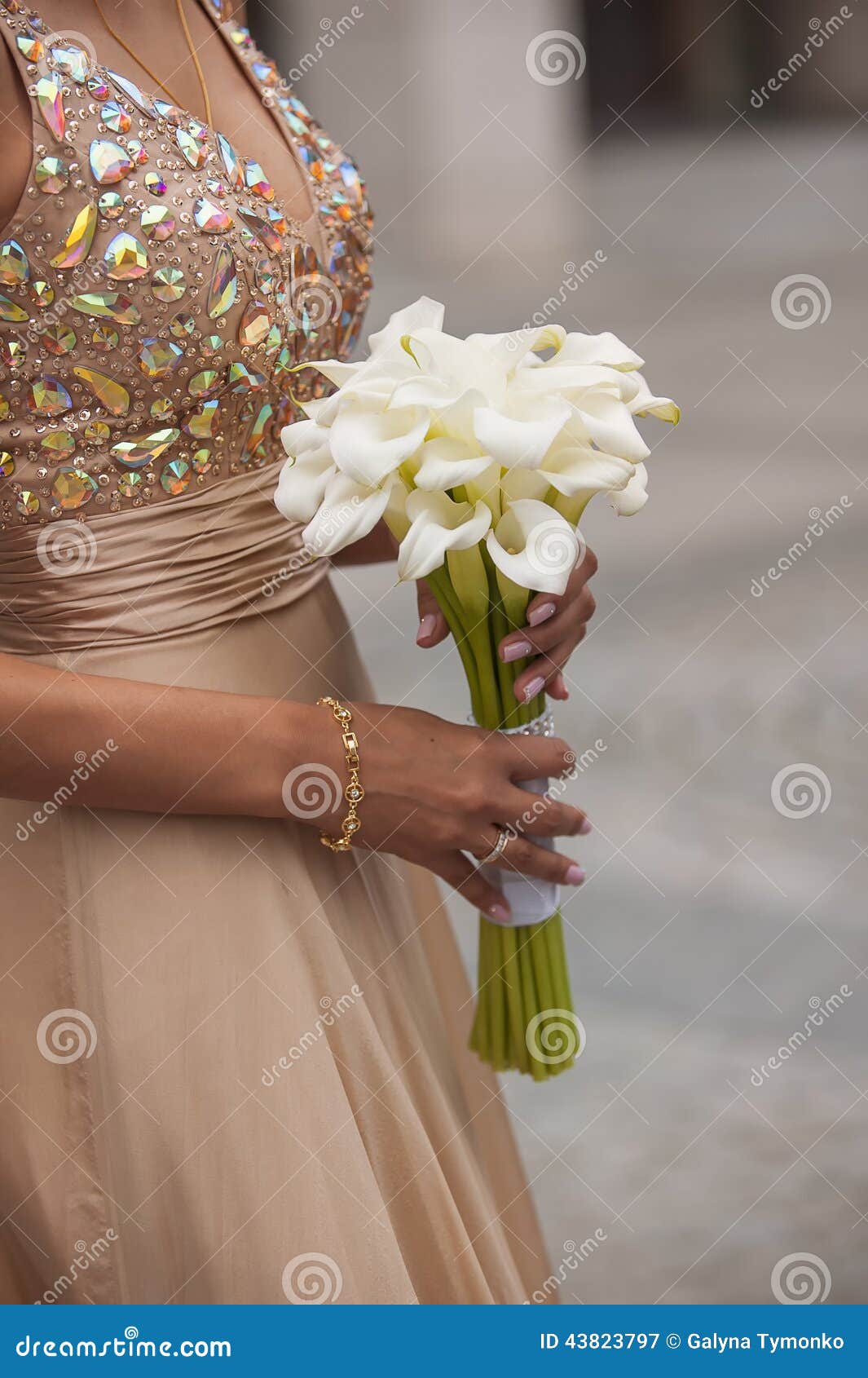 Kalii Lilly Ślubny bukiet obraz stock. Obraz złożonej z bukiet - 43823797