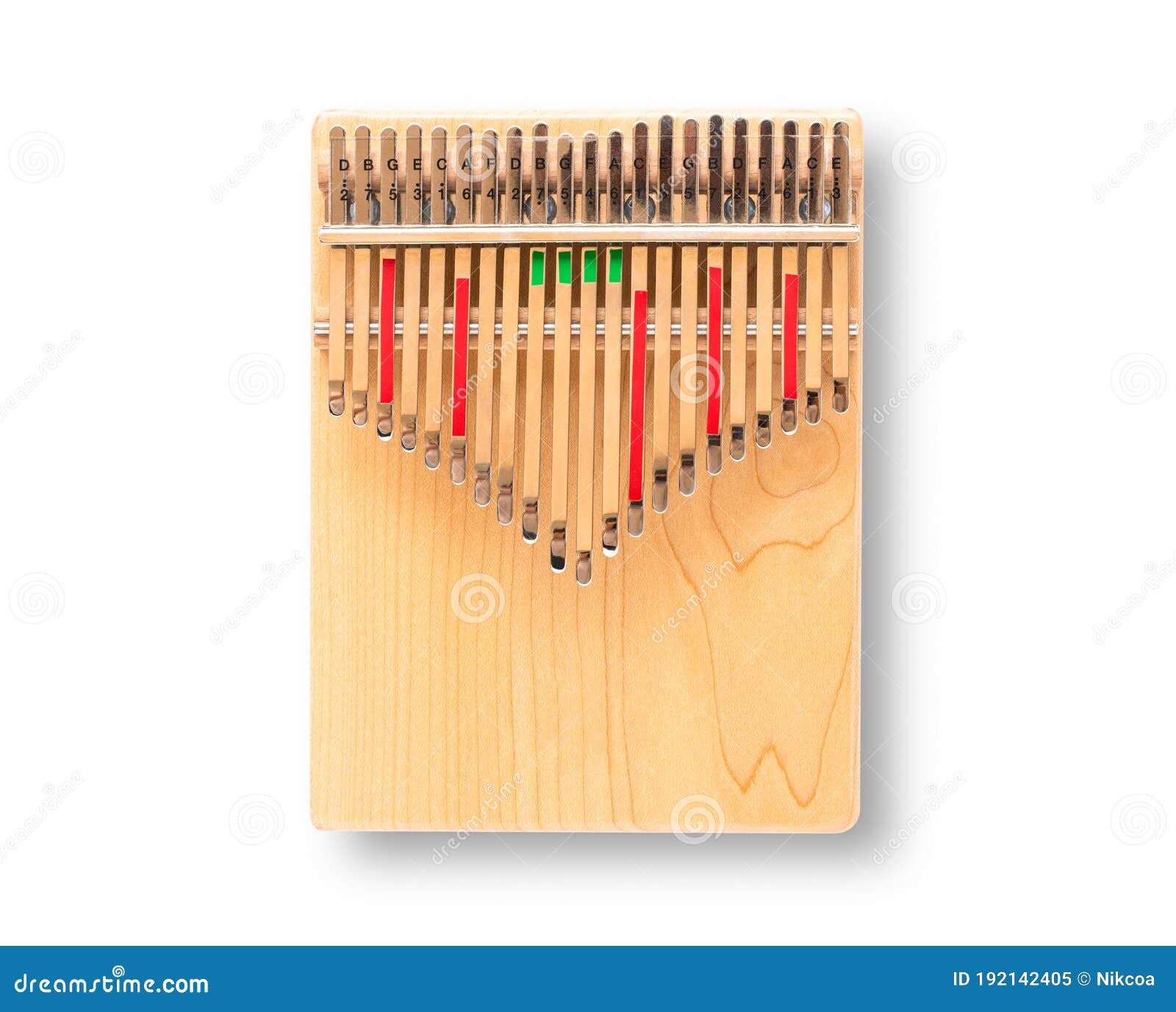 Kalimba or thumb piano stock image. Image of musician - 192142405