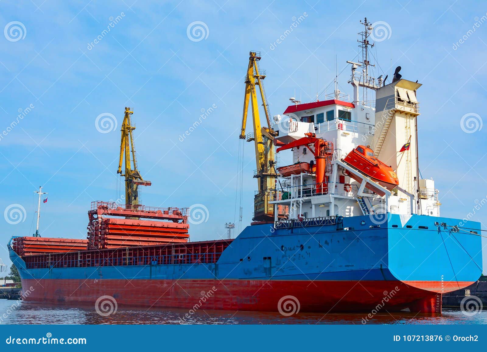 Cargo ship at berth stock photo. Image of port, prussia - 107213876 Cargo ship at berth stock photo. Image of port, prussia - 107213876