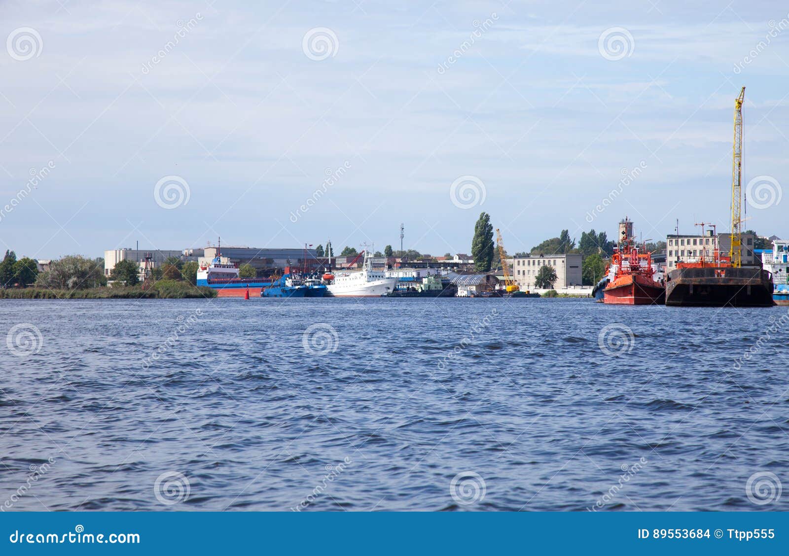 Kaliningrad, Russia. stock photo. Image of pregolya, pier - 89553684