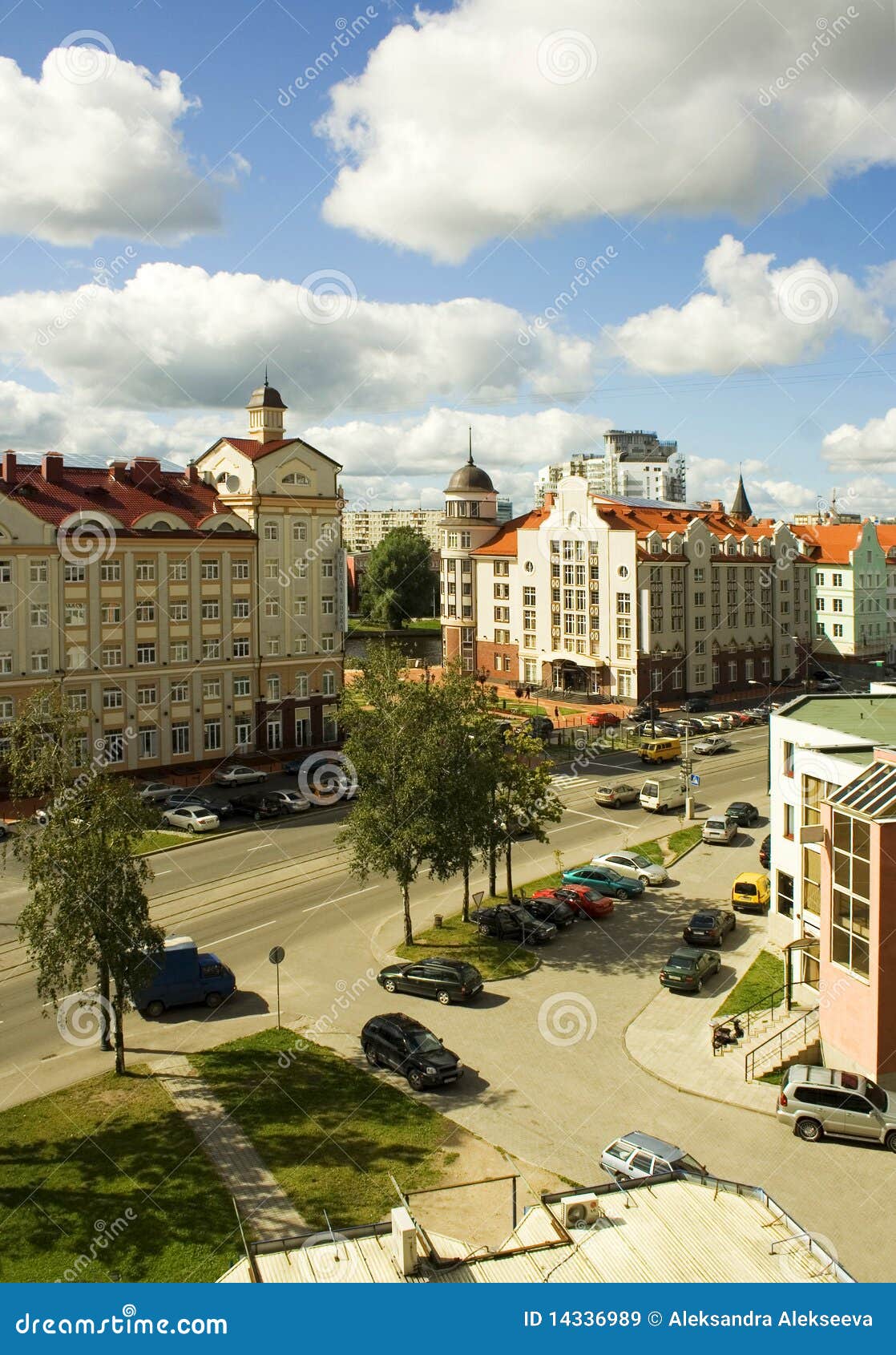 Kaliningrad street stock image. Image of fischdorf, city - 14336989