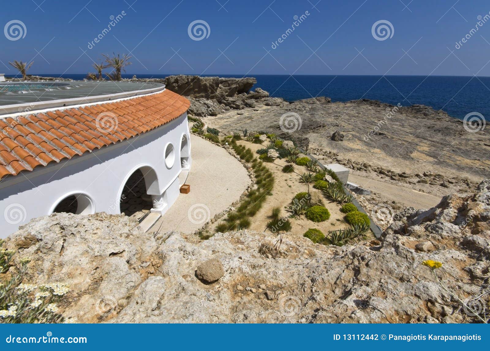 Kalithea Resort at Rhodes Island Stock Photo - Image of mosaic, greece ...