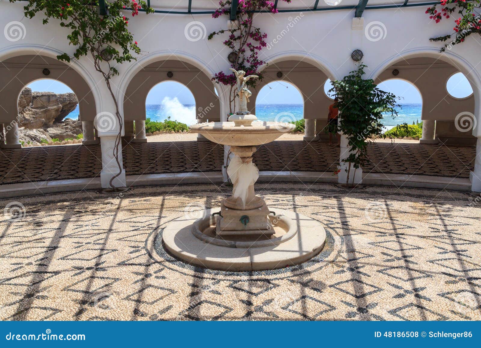 Kalithea Springs in Rhodes stock photo. Image of holiday - 48186508