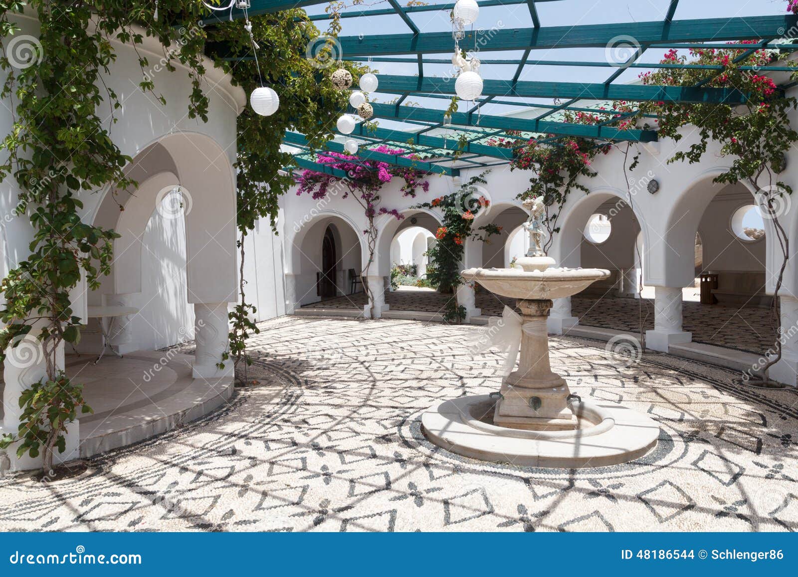 Kalithea Springs in Rhodes stock photo. Image of arch - 48186544