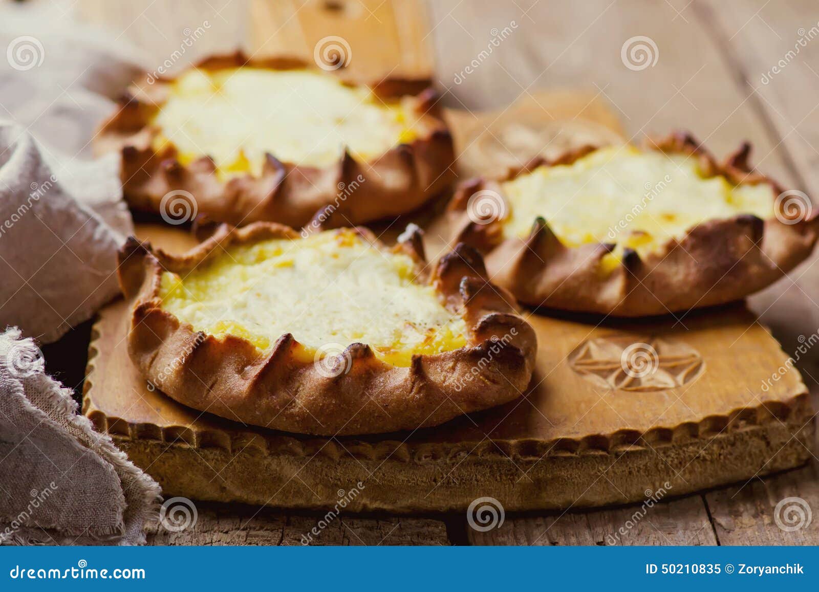 Kalitka, Traditional Russian Potato Pie Stock Image - Image of sweet ...