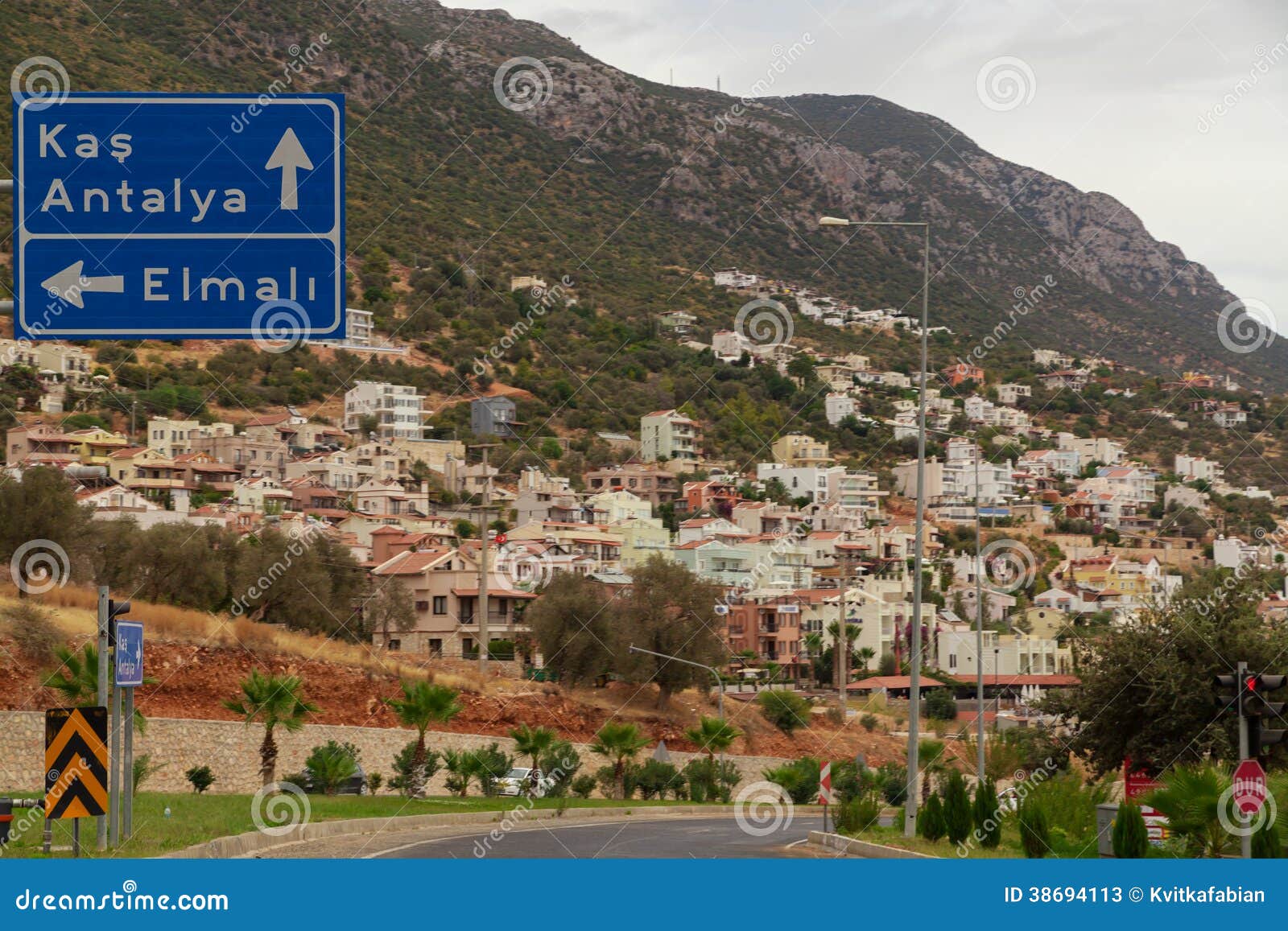 Kalkan, Turkey stock image. Image of resort, index, green - 38694113