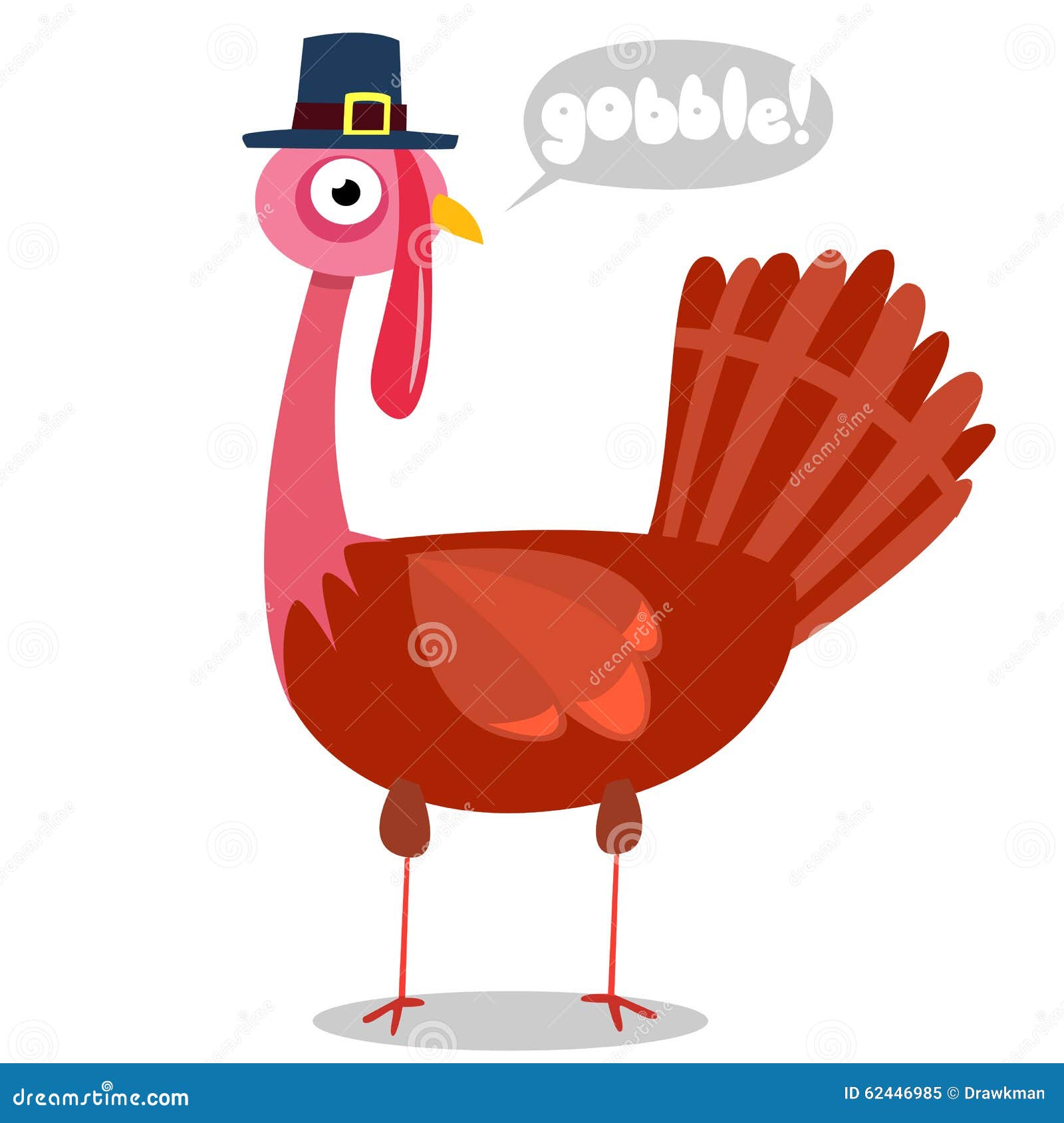 Kalkon vektor illustrationer. Illustration av falla, lyckligt - 62446985