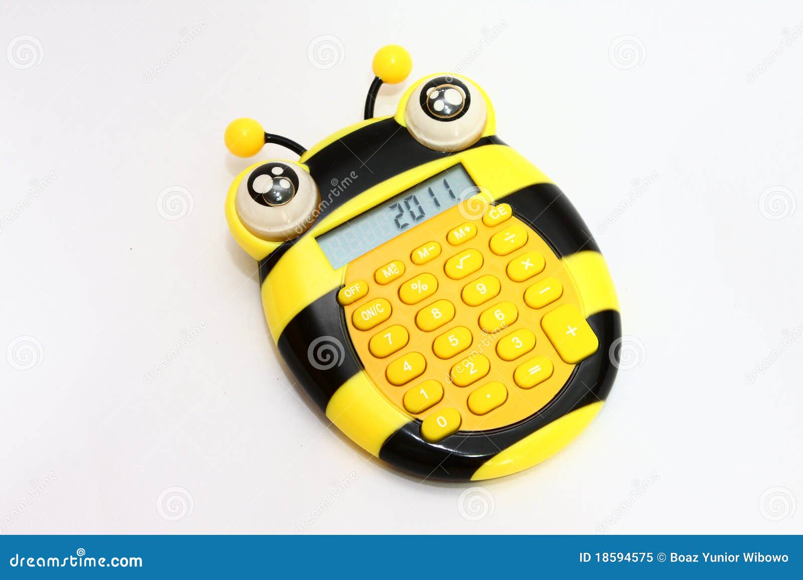 Kalkulator śmieszny obraz stock. Obraz złożonej z kalkulator - 18594575