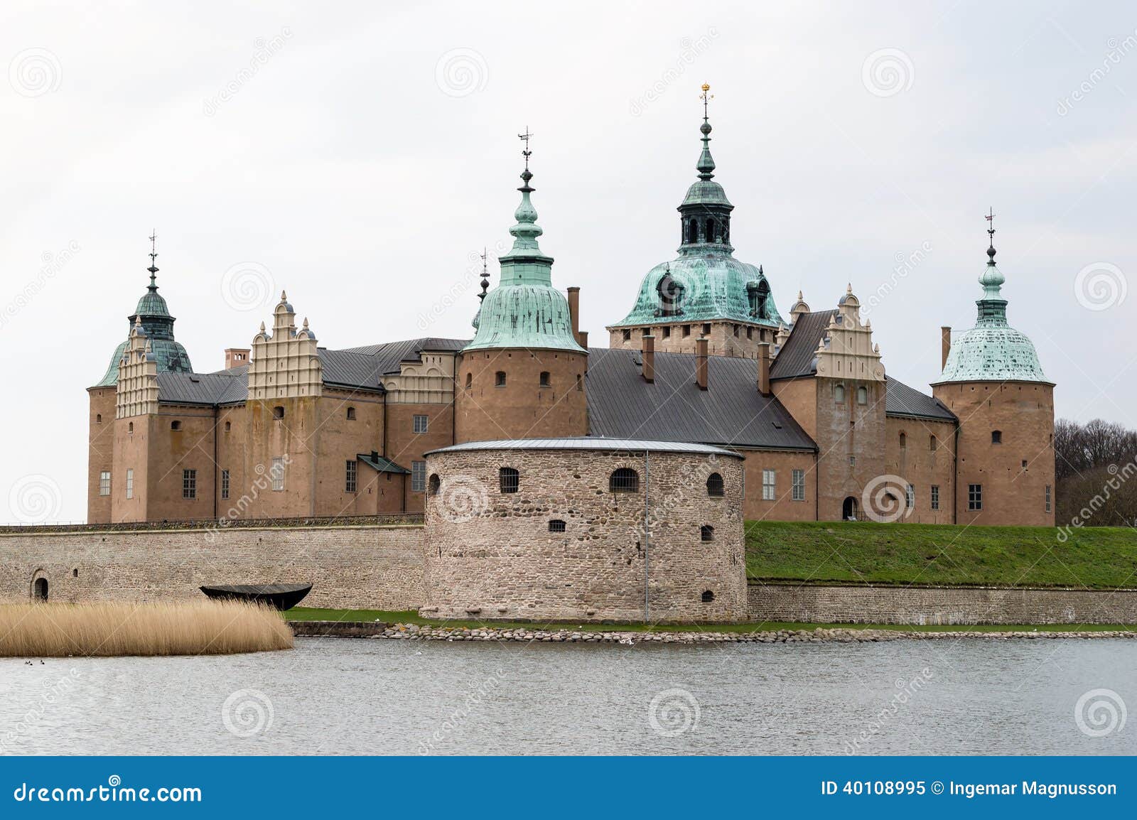 Kalmar castle stock image. Image of facility, fasade - 40108995