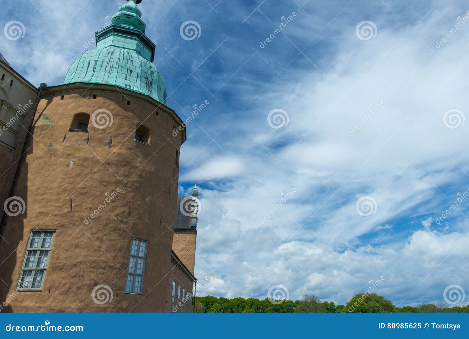 The Kalmar Slott stock image. Image of historical, culture - 80985625
