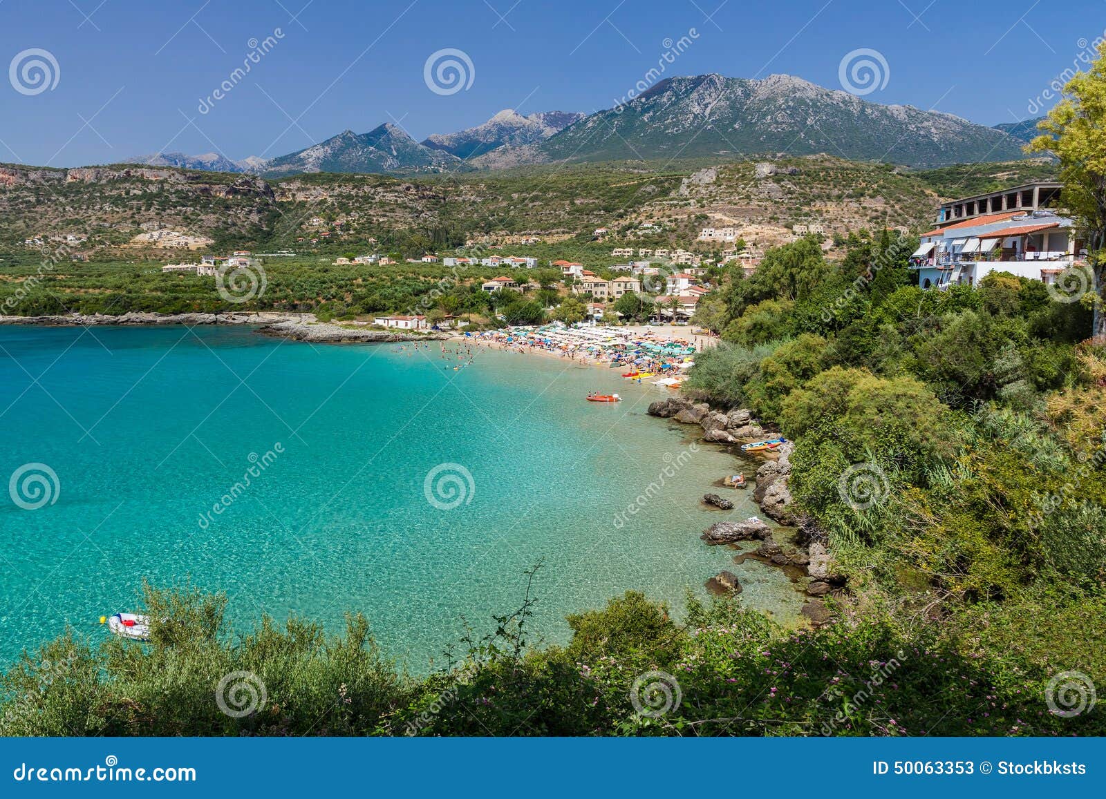 Kalogria beach stock image. Image of peloponisos, exotic - 50063353
