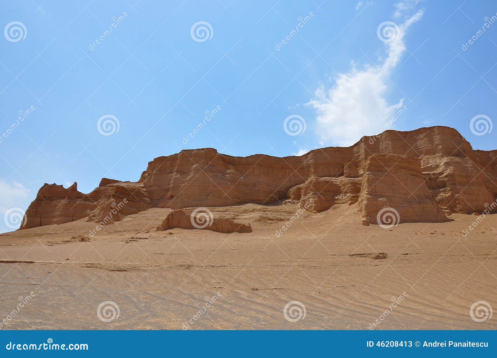KALUT DESERT IRAN stock image. Image of blue, kalut, relief - 46208413