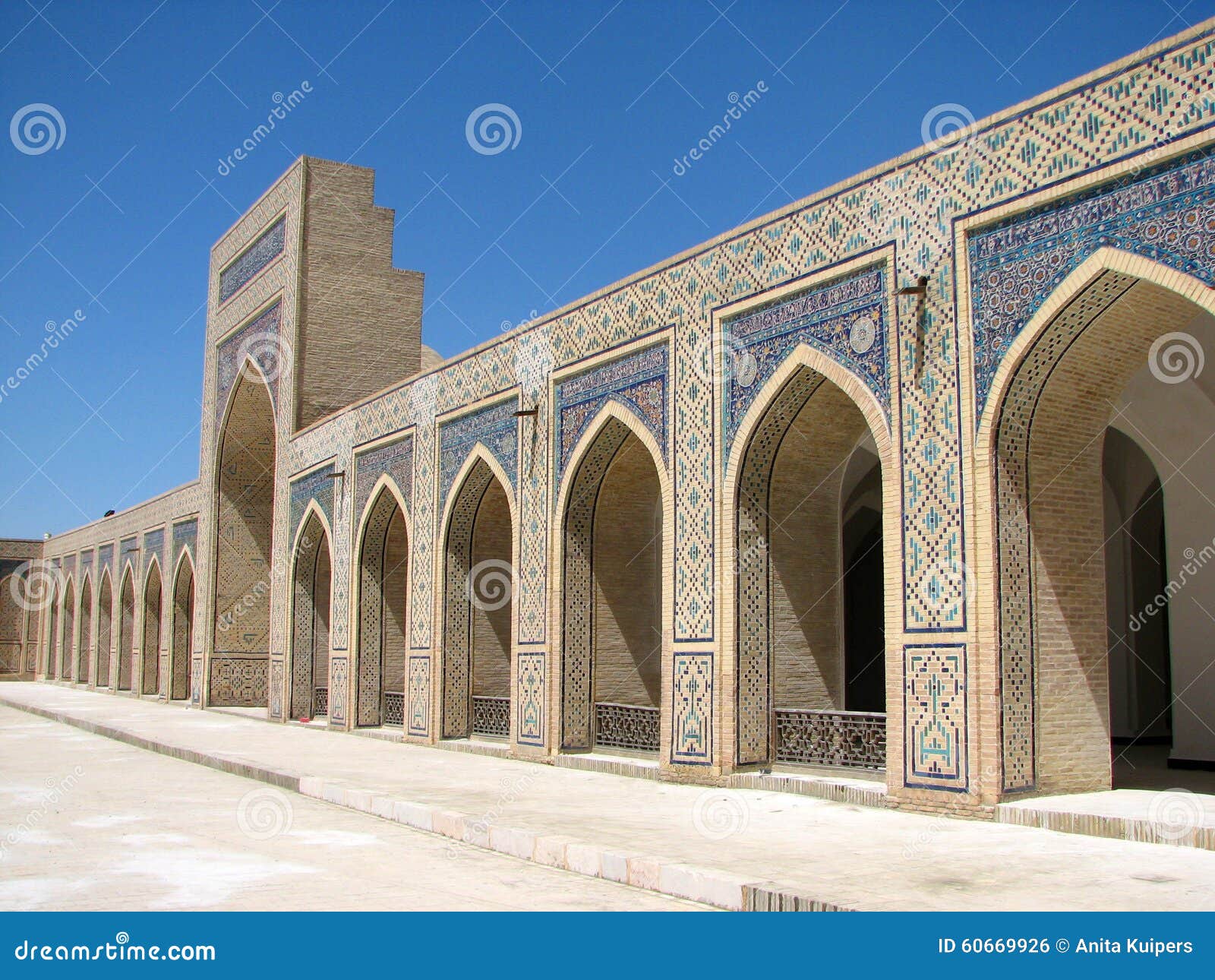 Kalyan mosque in Bukhara stock photo. Image of silkroad - 60669926