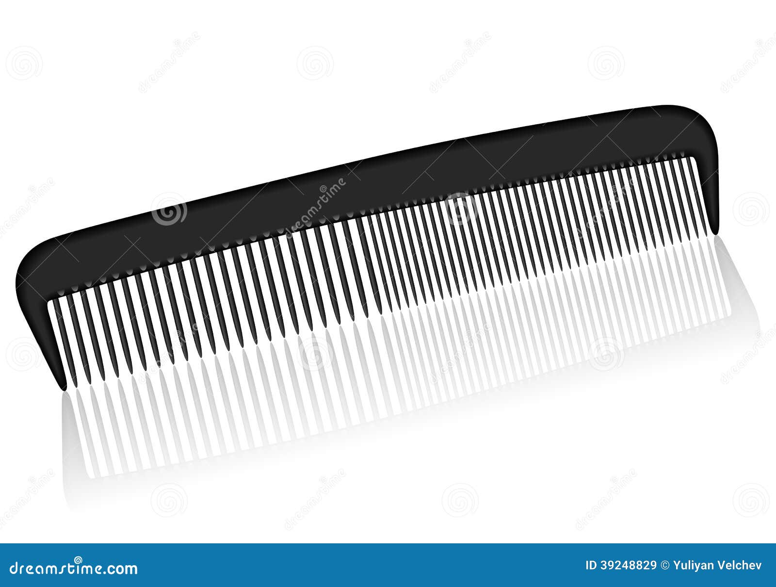 Kam vector illustratie. Illustration of hulpmiddel, borstel - 39248829