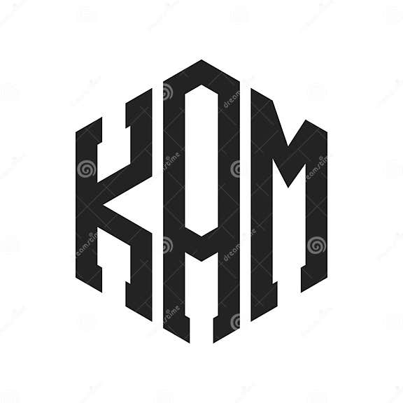 KAM Logo Design. Initial Letter KAM Monogram Logo Using Hexagon Shape ...