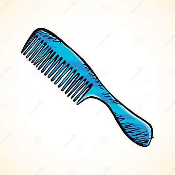 Kam Vector tekening vector illustratie. Illustration of manier - 78920989