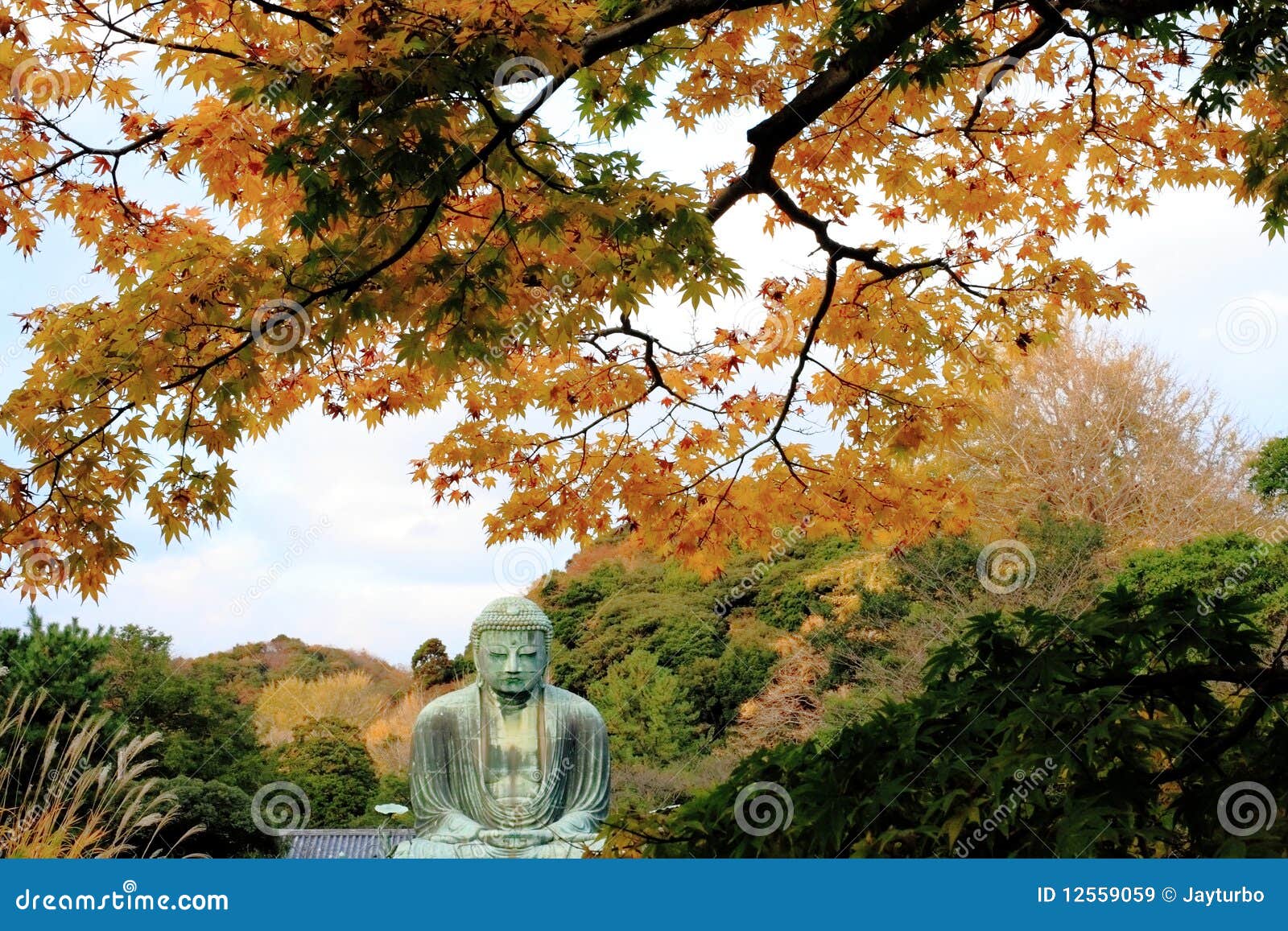 The Kamakura Daibutsu ( Great Buddha Of Kamakura ) Royalty-Free Stock ...