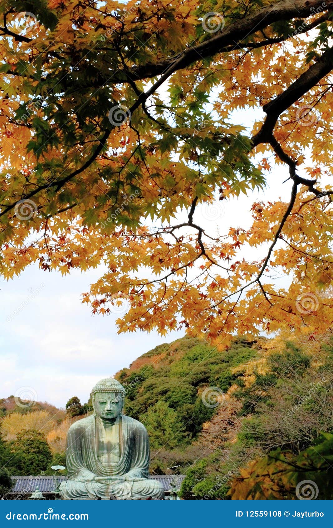 The Kamakura Daibutsu ( Great Buddha Of Kamakura ) Royalty-Free Stock ...