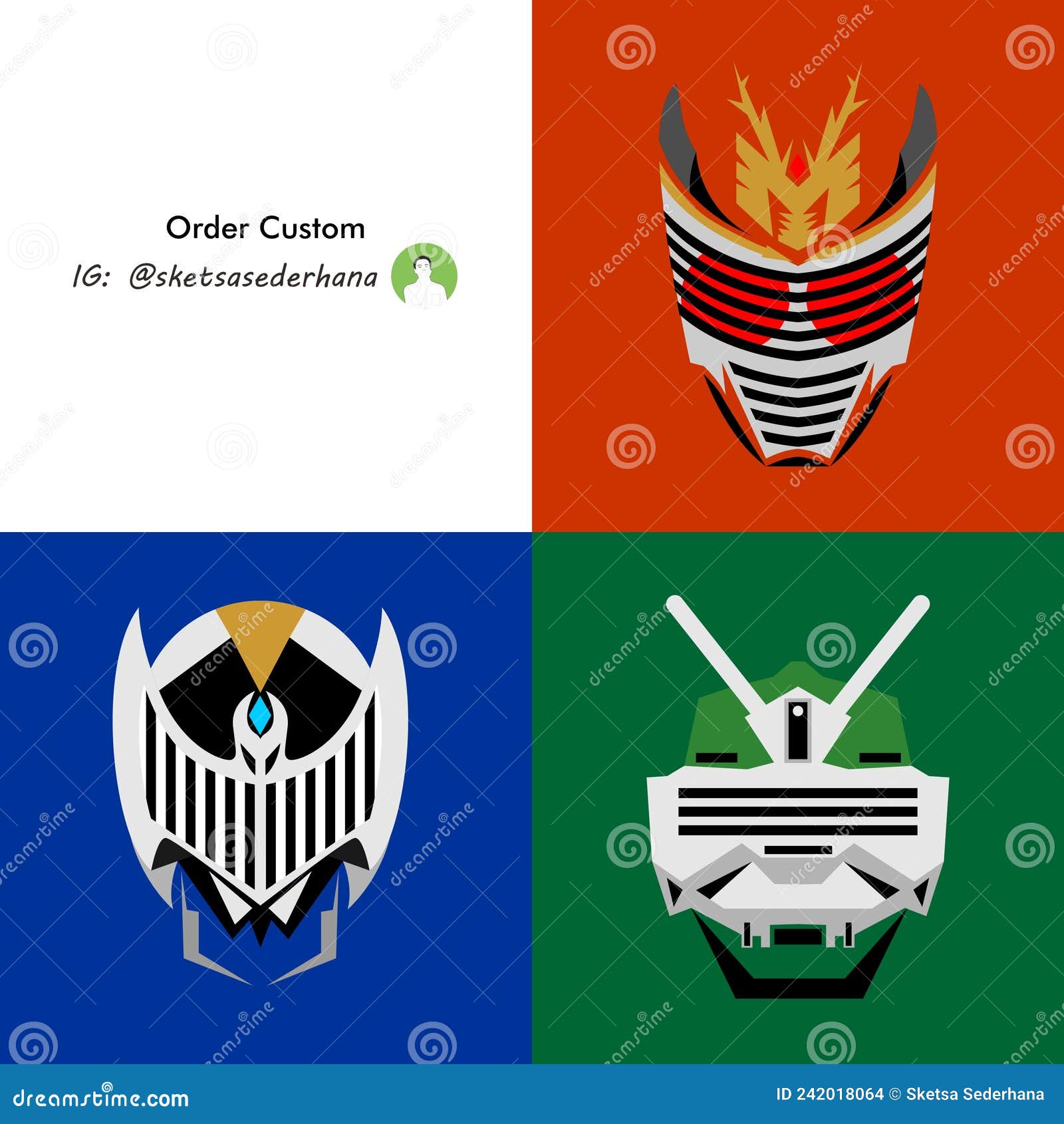 Kamen rider head vector stock vector. Illustration of minimalist ...