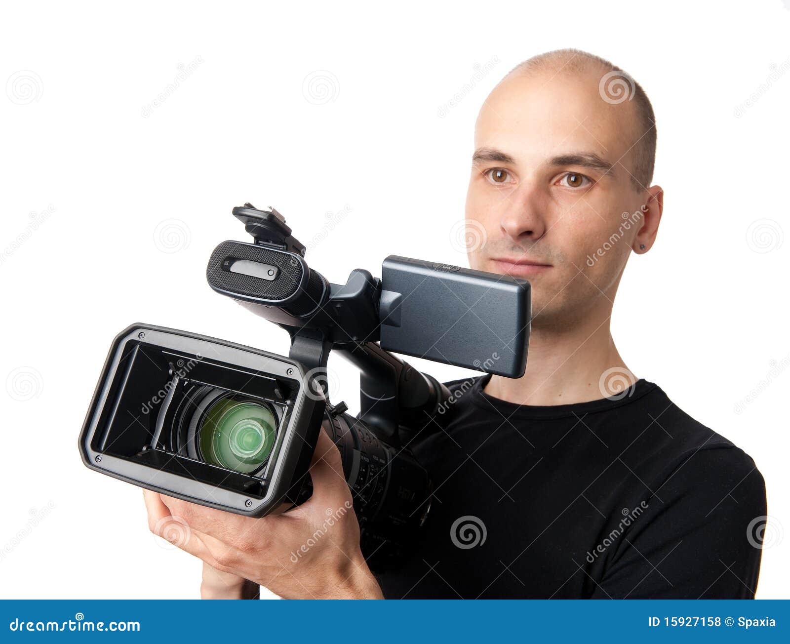 Kameramann stockfoto. Bild von produktion, kamera, optik - 15927158