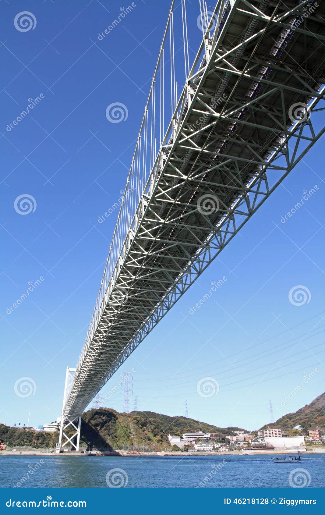 Kammon strait bridge stock photo. Image of kyushu, fukuoka - 46218128