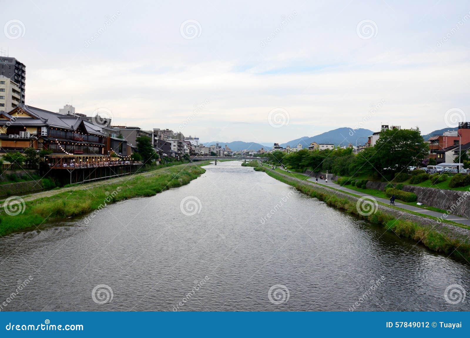 Kamo River stock photo. Image of peaceful, kansai, kamogawa - 57849012