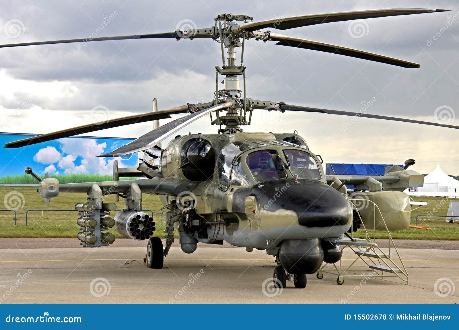 Kamov-52 Heliicopter 1 stock photo. Image of combat, star - 15502678