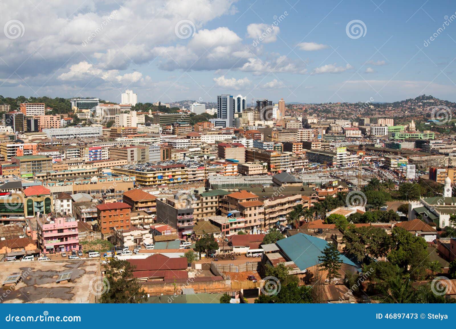 Kampala Uganda editorial stock photo. Image of urban - 46897473