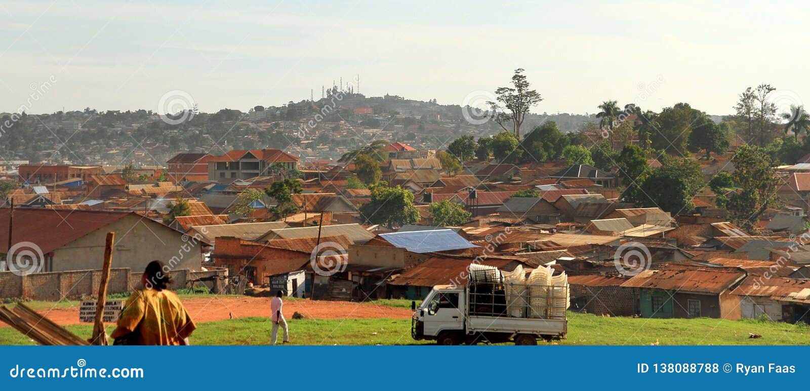 Kampala Uganda Suburbs Panoramic Editorial Stock Photo - Image of ...