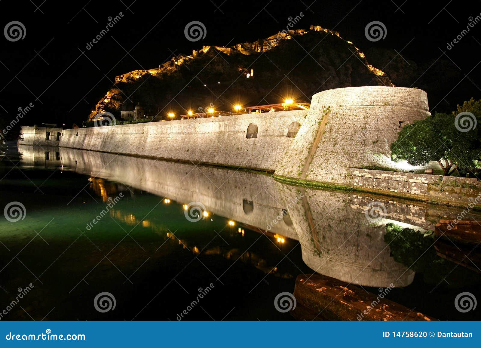 Kampana Tower, Kotor stock photo. Image of lovcen, adriatic - 14758620