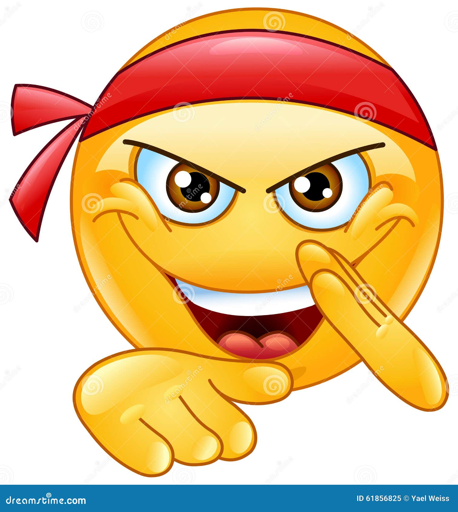 Kampfkunst Emoticon vektor abbildung. Illustration von emoticon - 61856825