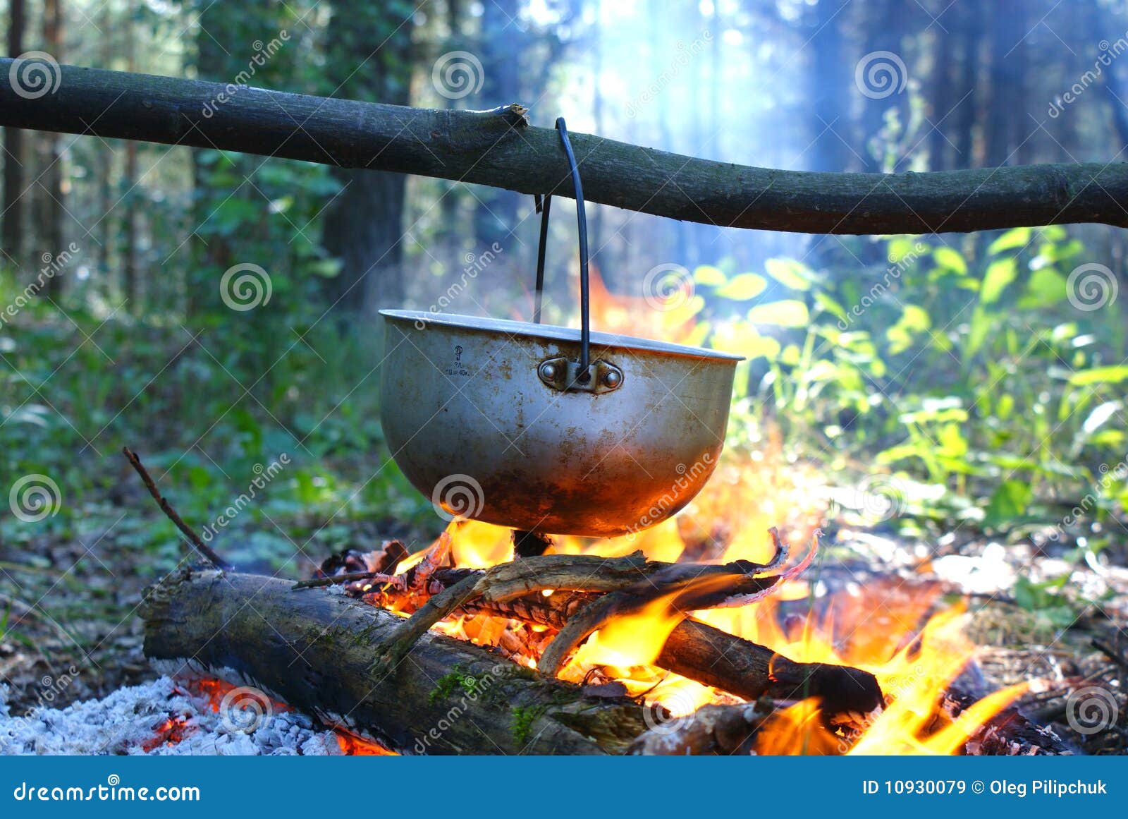 Kampvuur stock afbeelding. Image of kampvuur, hout, stapel - 10930079