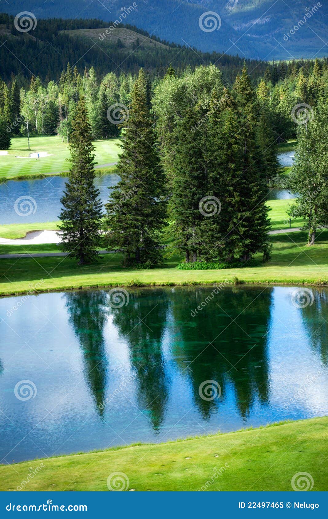 Kananaskis Golf Course stock image. Image of golfing - 22497465