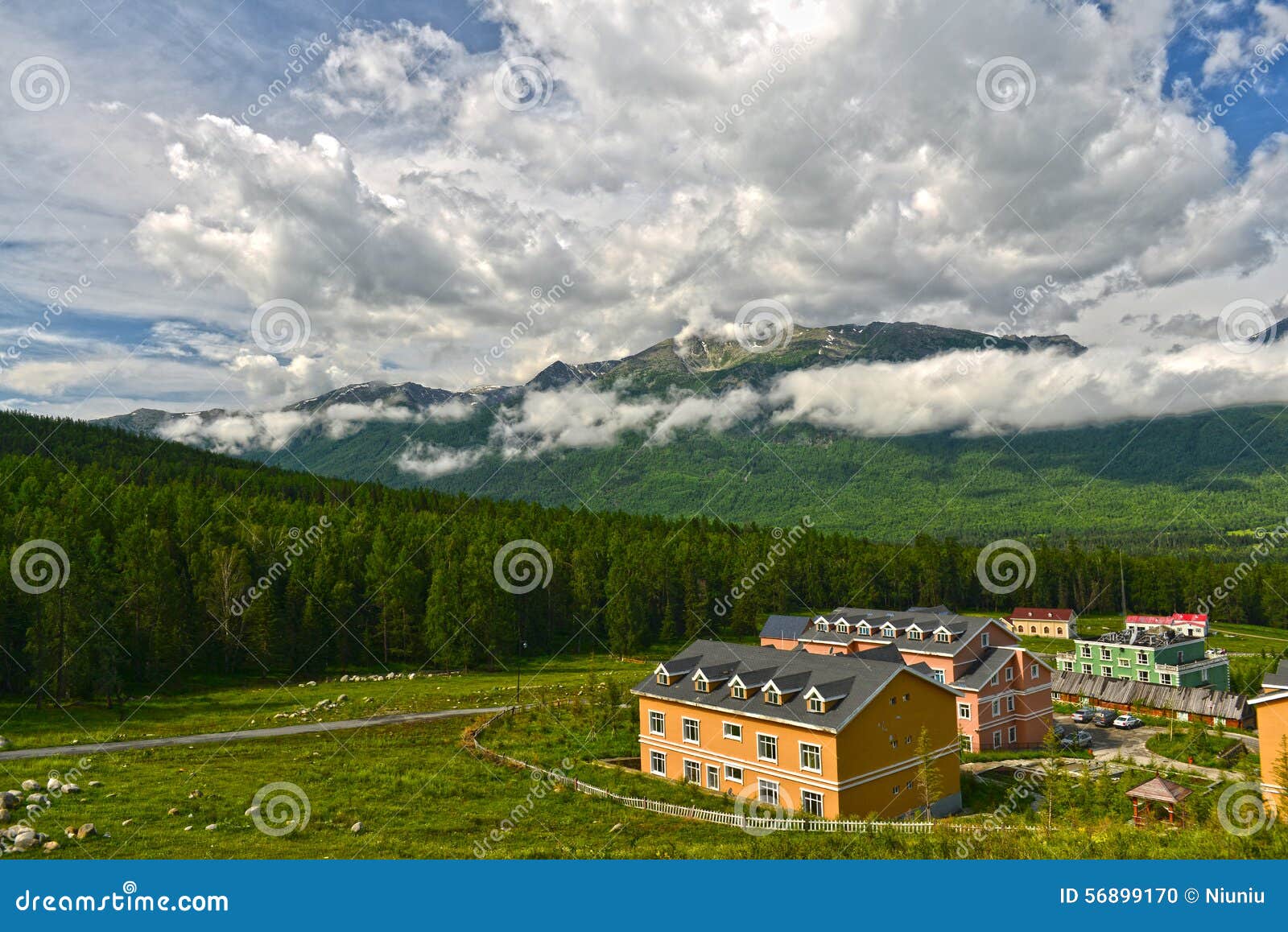 Kanas Color building stock photo. Image of scenery, kanas - 56899170