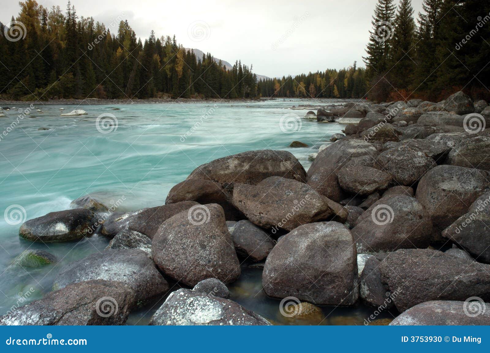 Kanas River stock photo. Image of northwest, reserve, fall - 3753930
