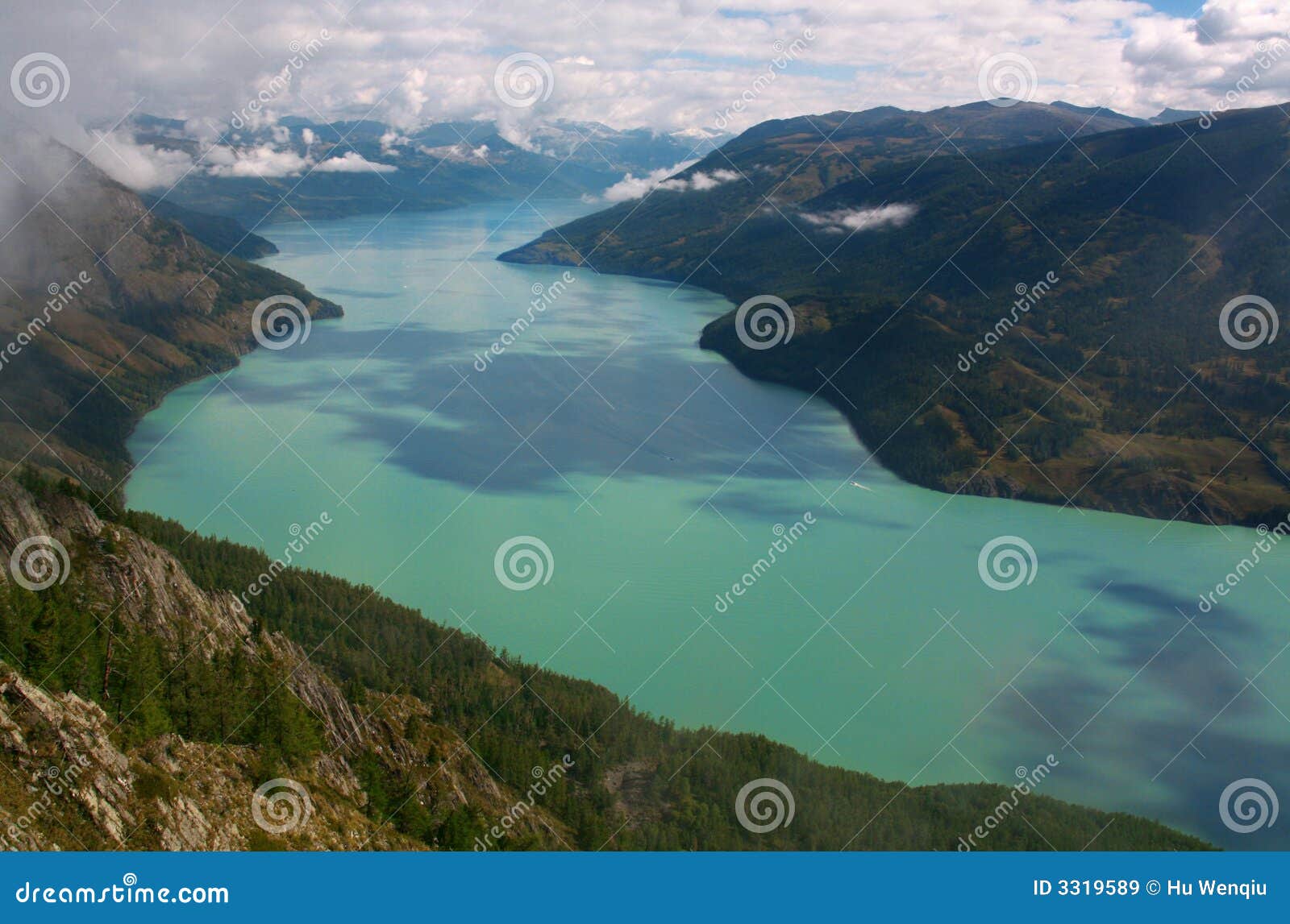 Kanasi Lake stock image. Image of xinjiang, kanasi, lake - 3319589
