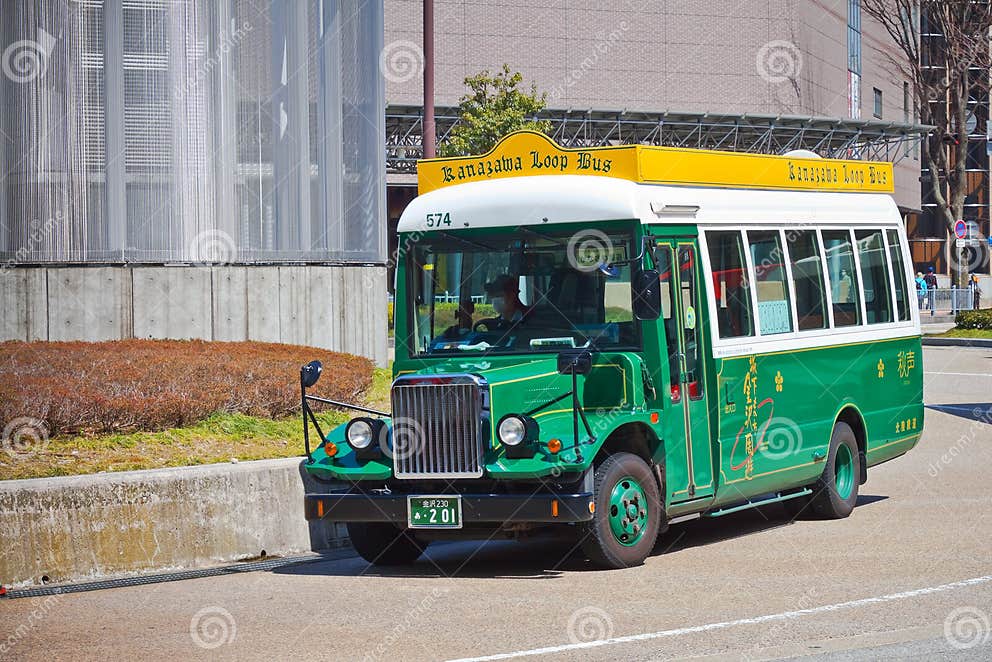 Kanazawa Loop Bus editorial photo. Image of station, commuter - 27585076