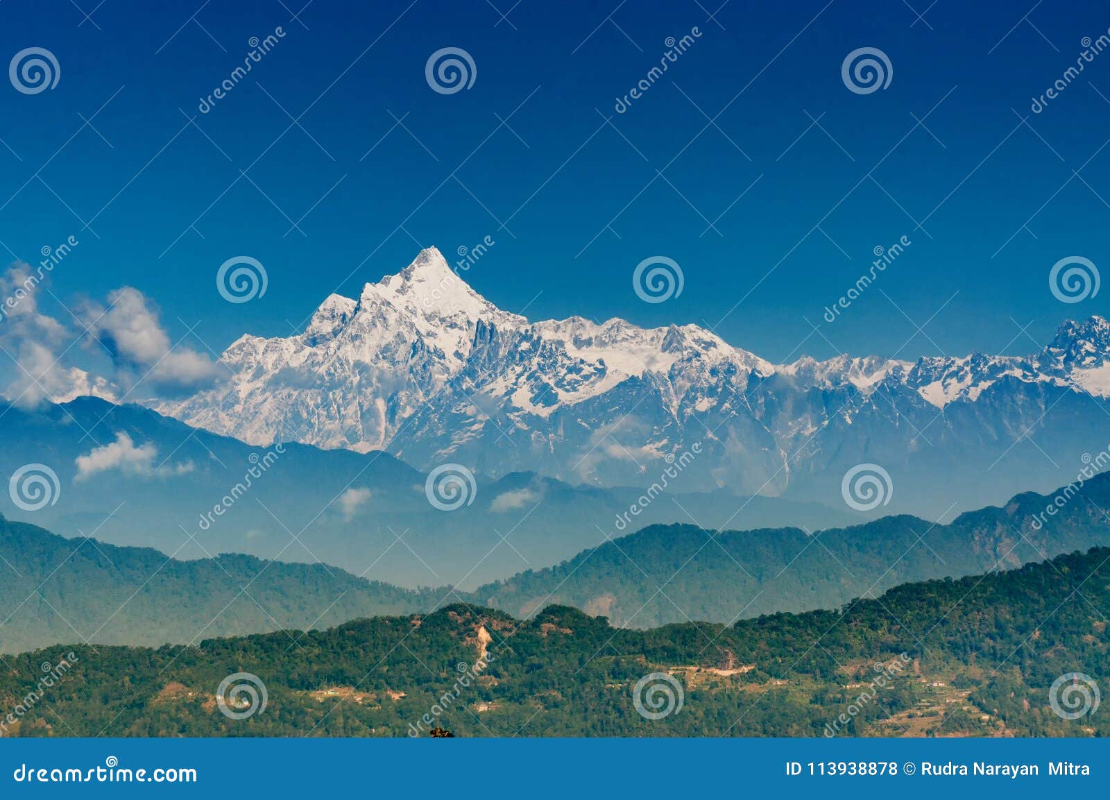 Kanchenjunga Mountain Range , Himalayan Mountain In Backdrop, Sikkim ...