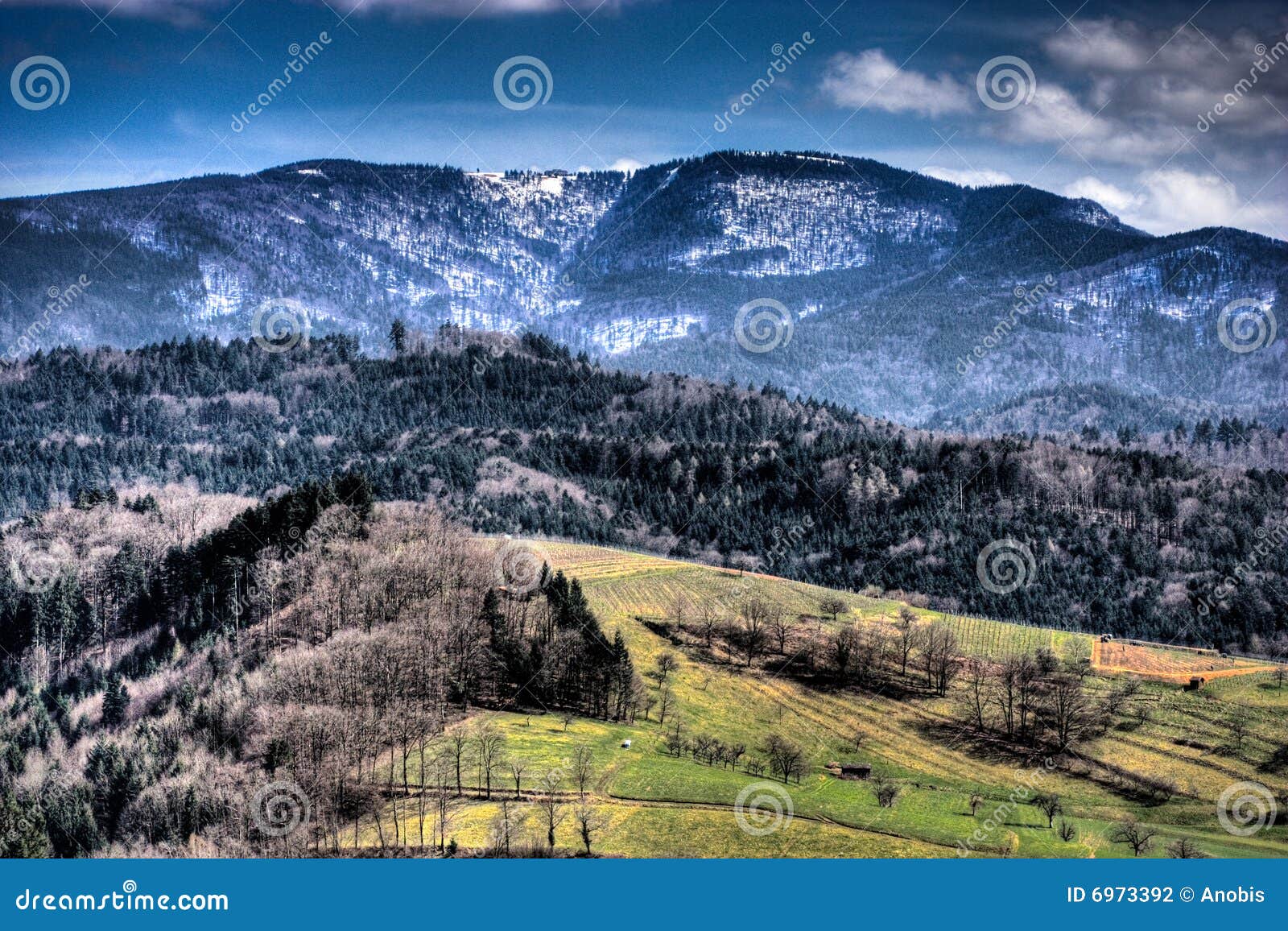 Kandel mount in Germany stock photo. Image of east, nature - 6973392