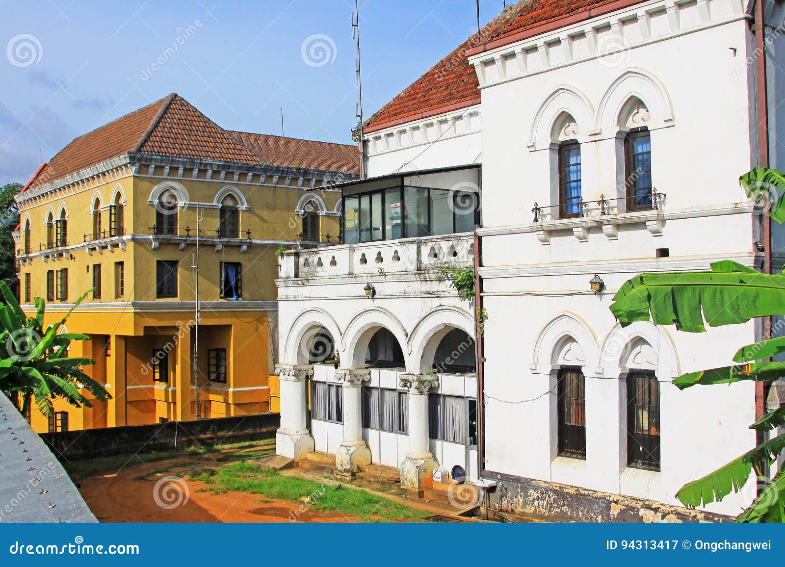 Kandy Colonial Building, Sri Lanka Editorial Photography - Image of ...