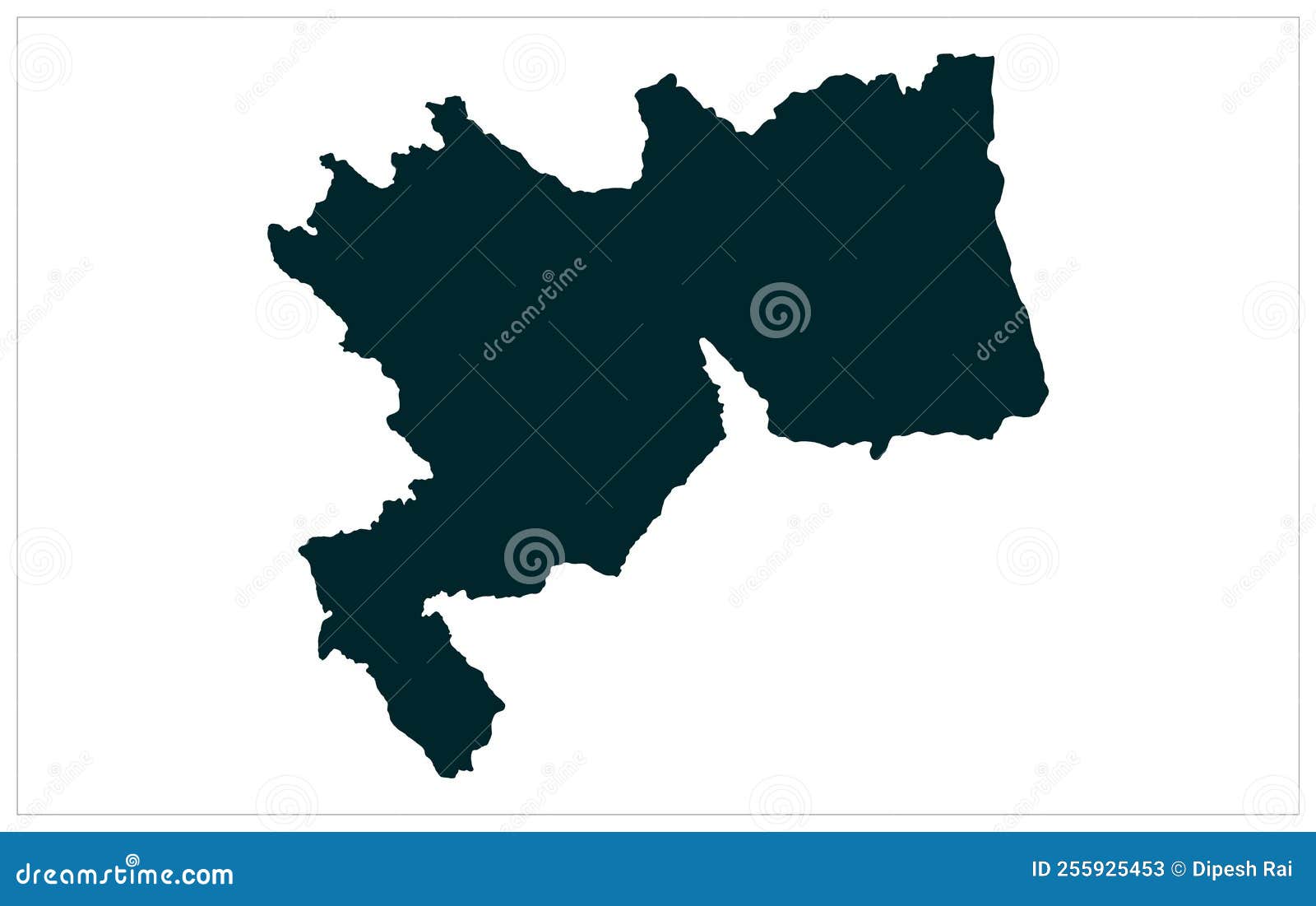 Kandy Vector Map Illustration On White Background | CartoonDealer.com ...